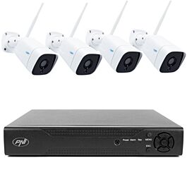 NVR PNI House IP716 videobewakingspakket en 4 PNI IP55 camera's met IP, 5MP